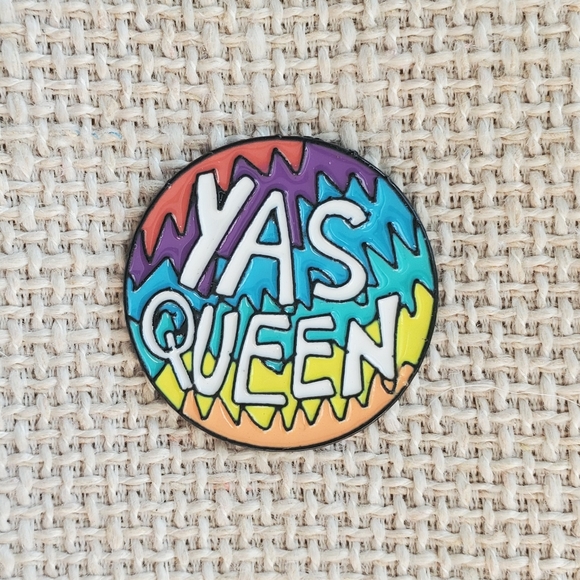 Accessories | Yas Queen Enamel Pin | Poshmark